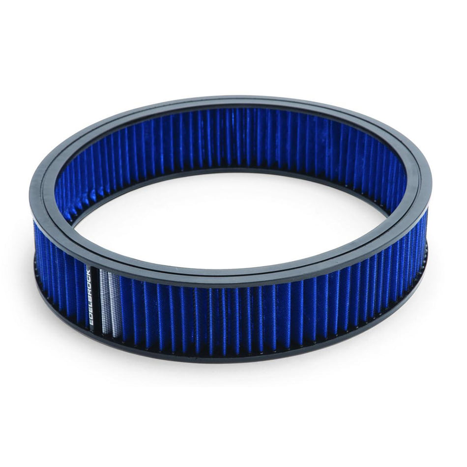 EDELBROCK PRO FLO 14" ROUND AIR FILTER ELEMENT BLUE