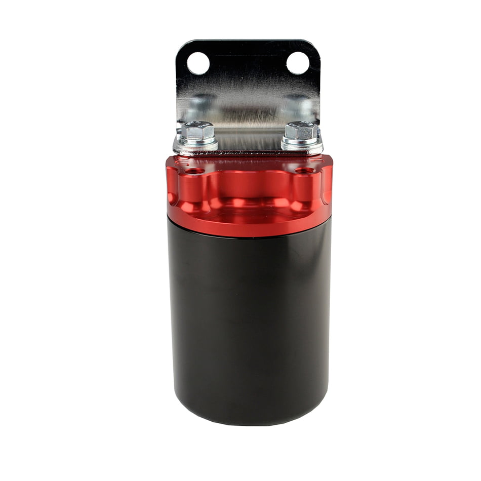 AEROMOTIVE 10 MICRON 3/8"NPT RED BLACK SS SERIES CANISTER FUEL FILTER