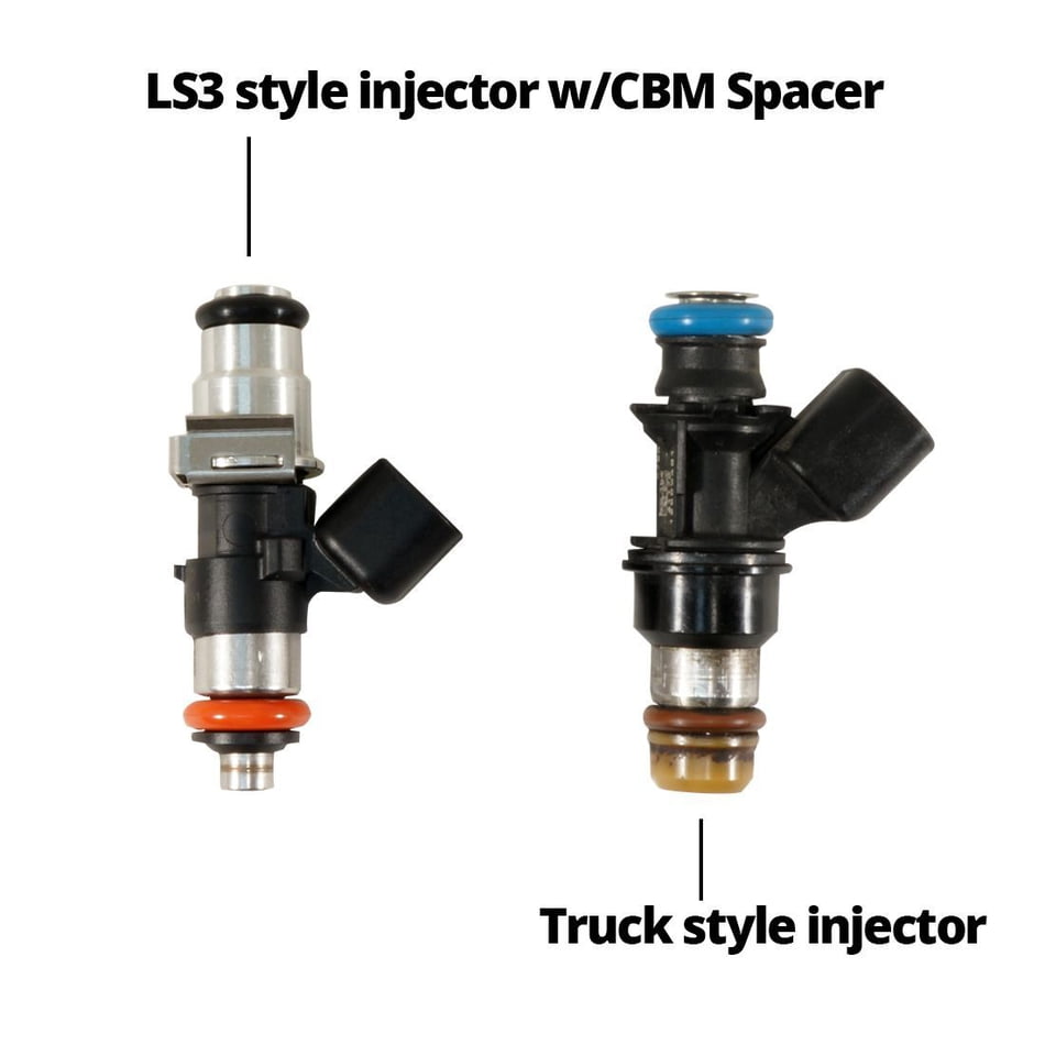 CBM MOTORSPORTS™ GM SHORT LS2 TO LS1 OR LS3 TO TRUCK HEIGHT INJECTOR ...