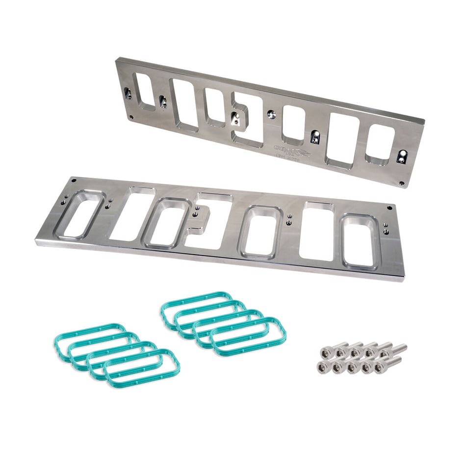 CBM MOTORSPORTS™ LS3 TALL DECK TO STANDARD DECK LS BLOCK INTAKE BILLET ...