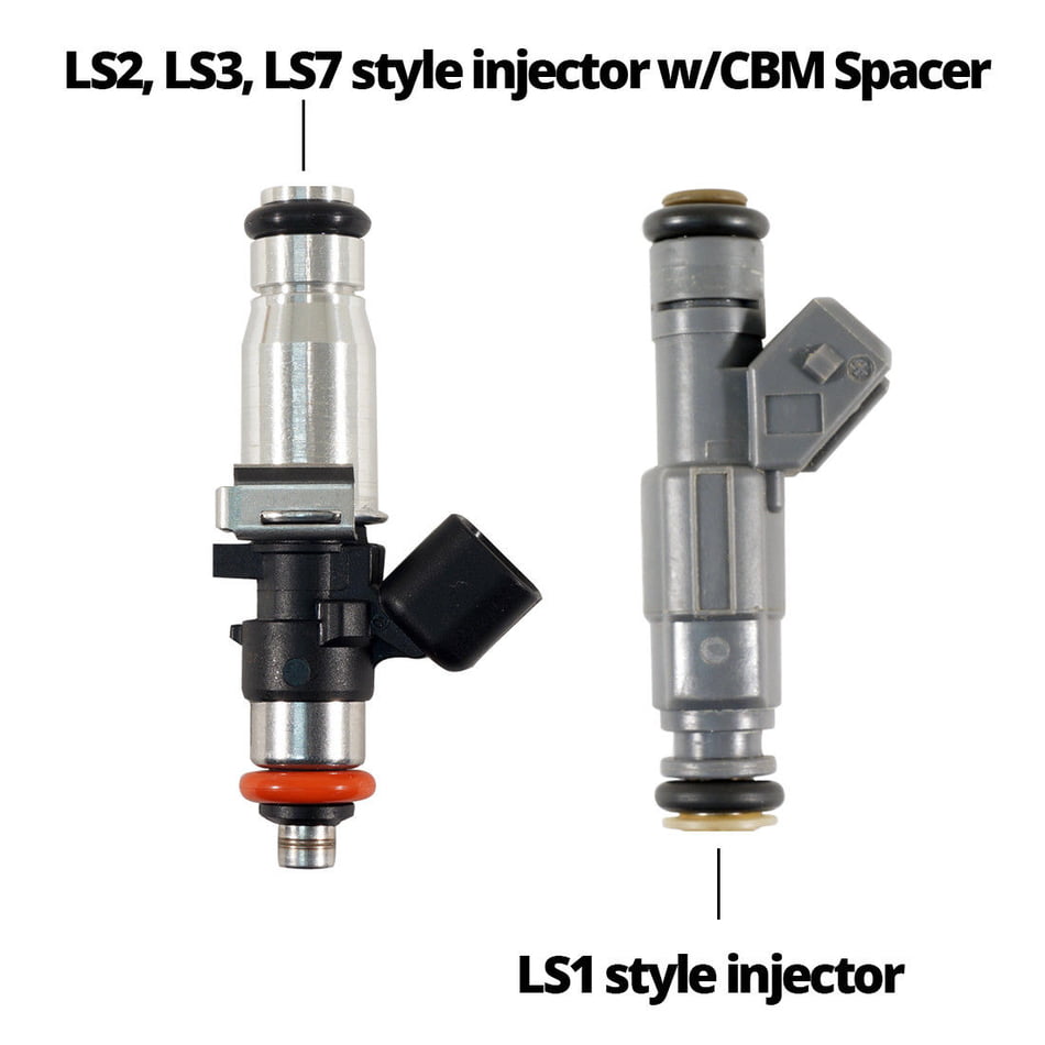 CBM MOTORSPORTS™ GM LS3, LS7, LSA, LS9 TO LS1 INJECTOR BILLET SPACER KIT