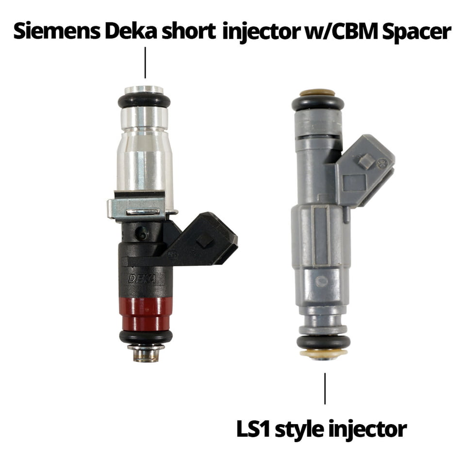 CBM MOTORSPORTS™ SIEMENS DEKA SHORT TO LS1 INJECTOR BILLET SPACER KIT