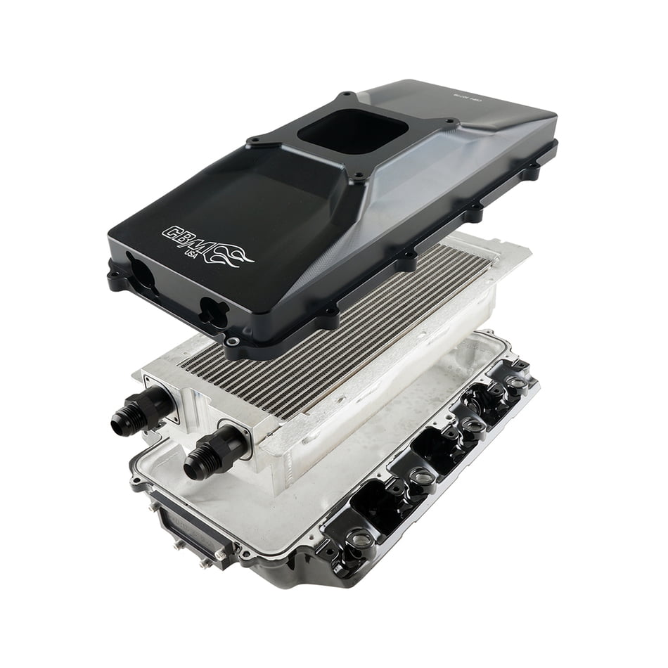 CBM MOTORSPORTS LS3/L92 AIR TO WATER HEAT EXCHANGER/INTERCOOLER 4150 ...