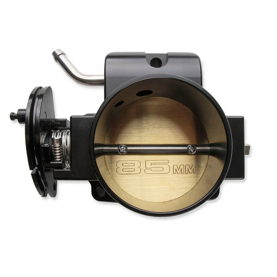 HOLLEY SNIPER EFI 85MM 3 BOLT BILLET LS THROTTLE BODY WITH ADAPTER BLACK