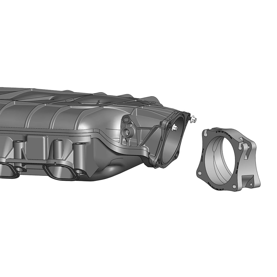 HOLLEY THROTTLE BODY ANGLE ADAPTER FOR GM LS AND LT INTAKES