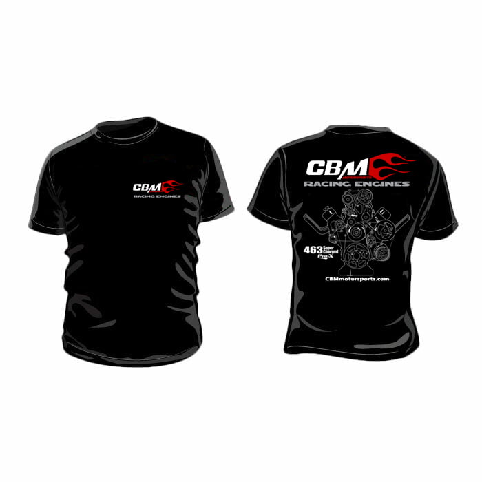 CBM MOTORSPORTS™ SUPERCHARGED 463 PRO-X T-SHIRTS