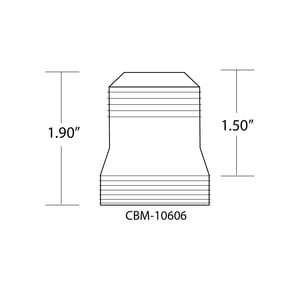 CBM MOTORSPORTS™ 2.5L ECOTEC GEN III LCV/LKW BILLET WATER NECK BLOCK ...