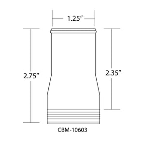 CBM MOTORSPORTS™ 2.5L ECOTEC GEN III LCV/LKW BILLET WATER NECK BLOCK ...