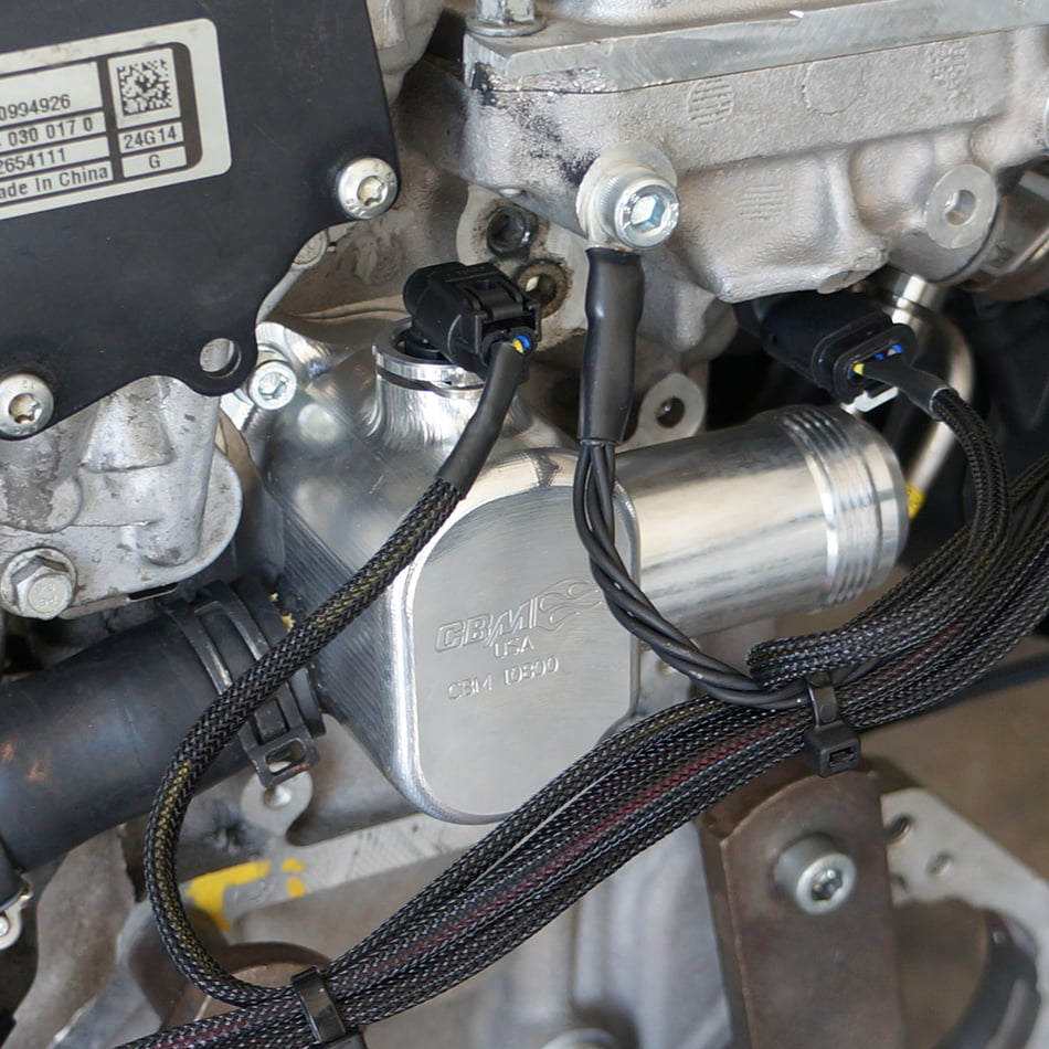 CBM MOTORSPORTS™ 2.5L ECOTEC GEN III LCV/LKW BILLET WATER NECK BLOCK ...