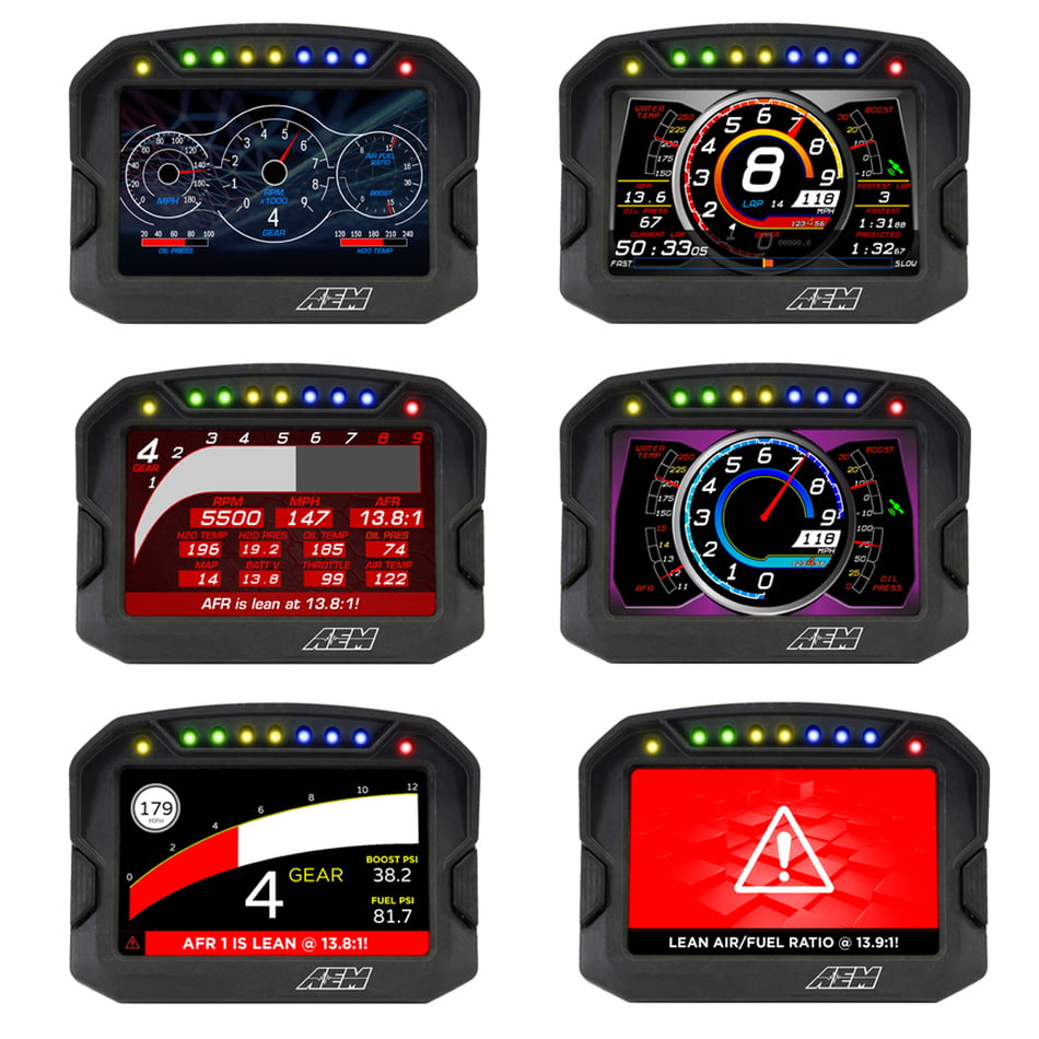 AEM CD-5G CARBON NON-LOGGING DISPLAY WITH INTERNAL GPS
