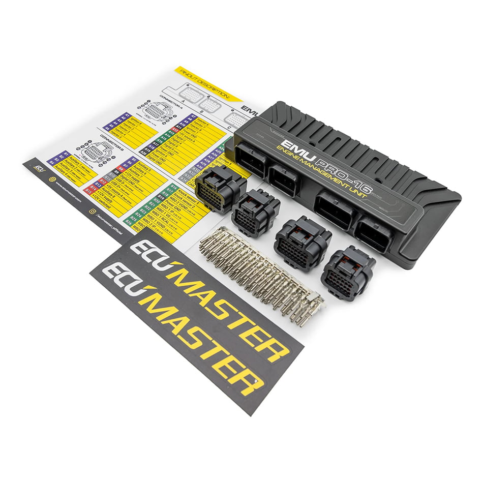 ECUMaster EMU PRO-16 STANDALONE ENGINE MANAGEMENT UNIT W/ CONNECTORS