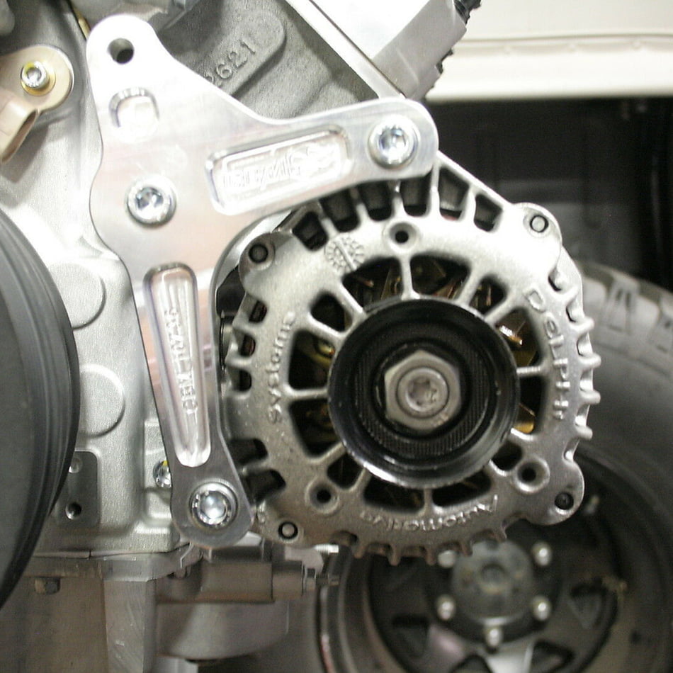 CBM MOTORSPORTS™ CAMARO CONVERSION BILLET ALTERNATOR BRACKET LS1 LS2 ...