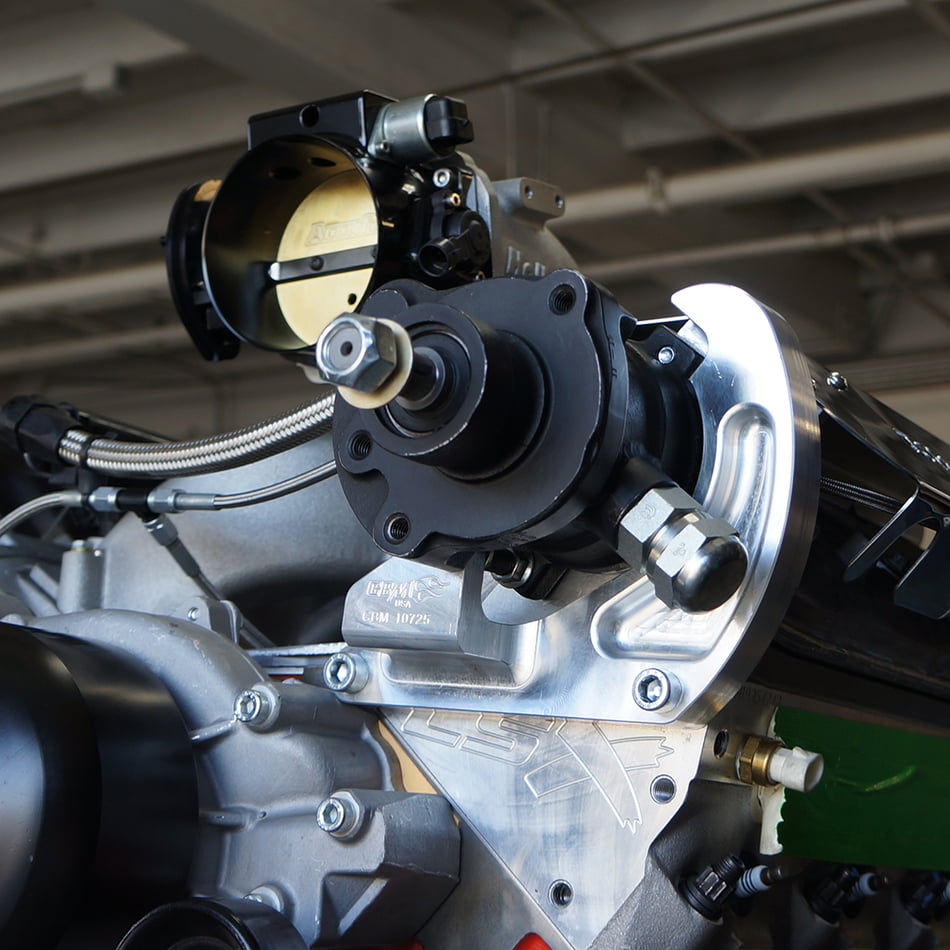 CBM MOTORSPORTS™ TROPHY TRUCK HIGH MOUNT BILLET LS POWER STEERING PUMP ...