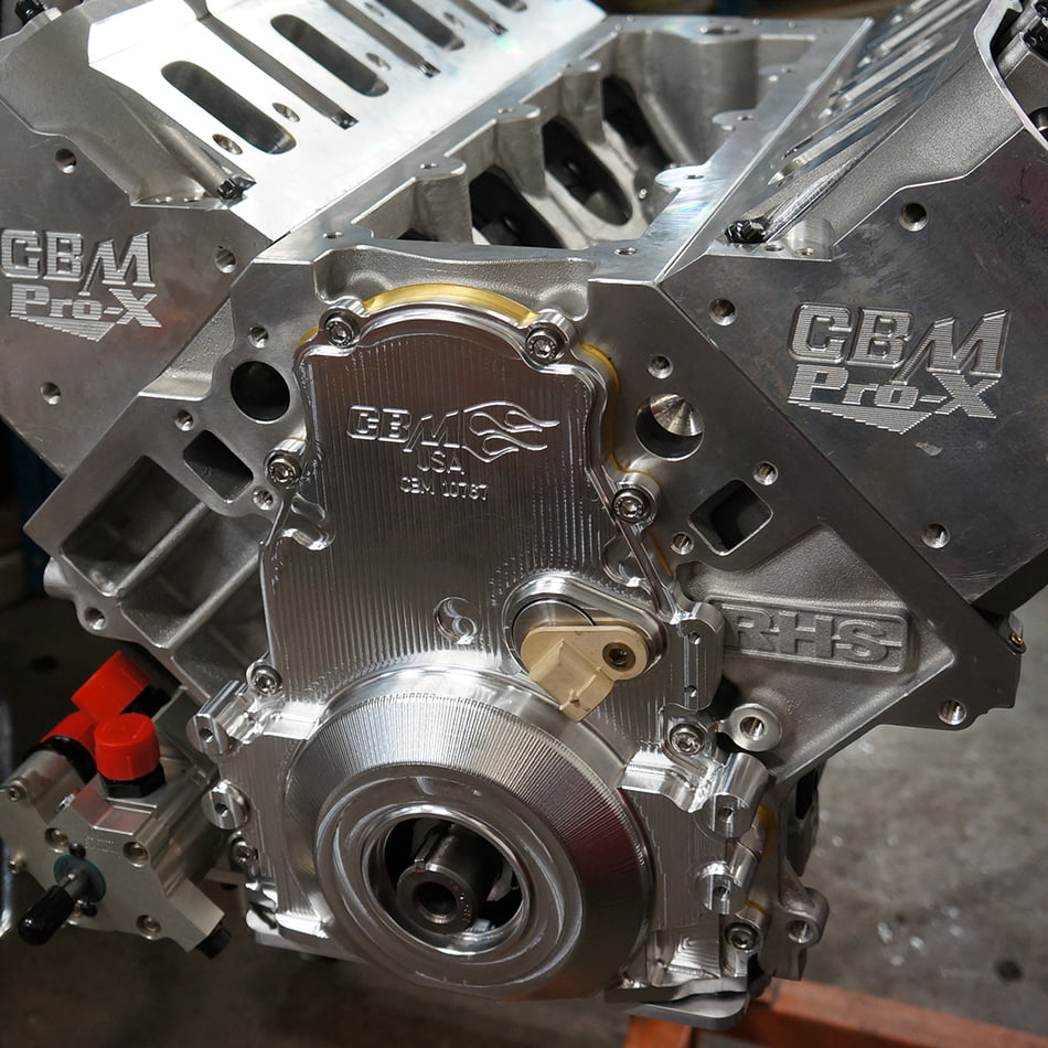 CBM MOTORSPORTS BILLET LS SERIES FRONT ENGINE COVER
