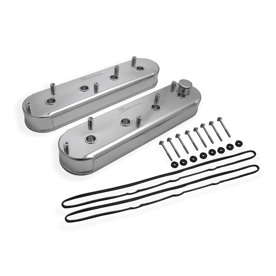 HOLLEY SNIPER FABRICATED ALUMINUM LS1 LS2 LS3 LS6 LS7 VALVE COVERS ...