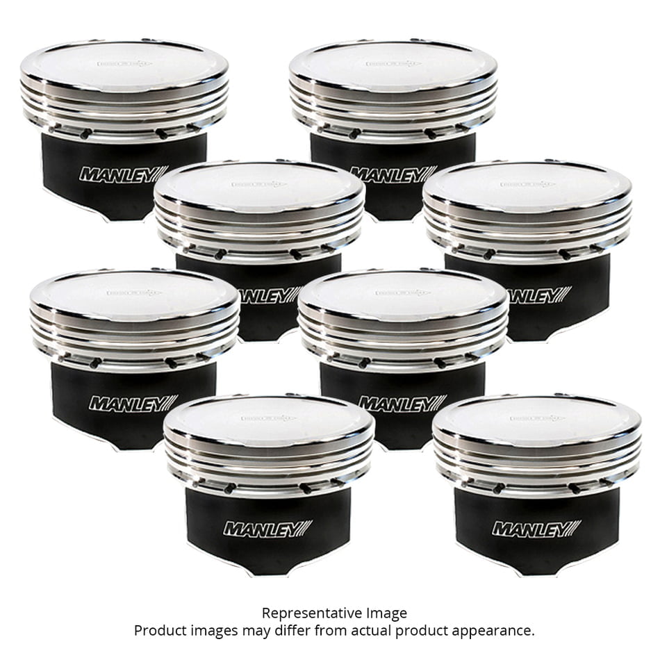 MANLEY PLATINUM -10CC DISH PISTON SET CHEVY LS1/LS2/LS3/LS6/L92 3.622 ...