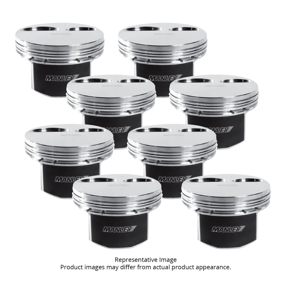 MANLEY PLATINUM -5CC FLAT TOP PISTON SET CHEVY LS1/LS2/LS3/LS6/LS7/L92 ...