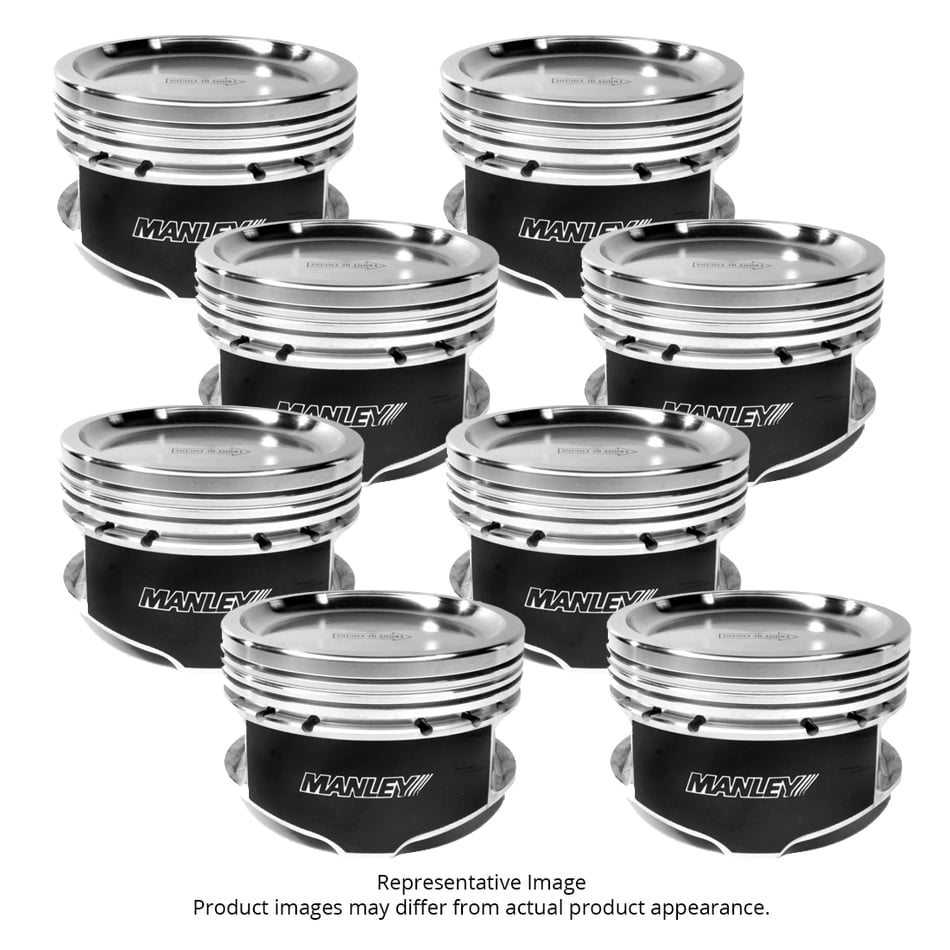 MANLEY PLATINUM -31CC DISH PISTON SET CHEVY LS1/LS2/LS3/LS6/L92 4.100 ...