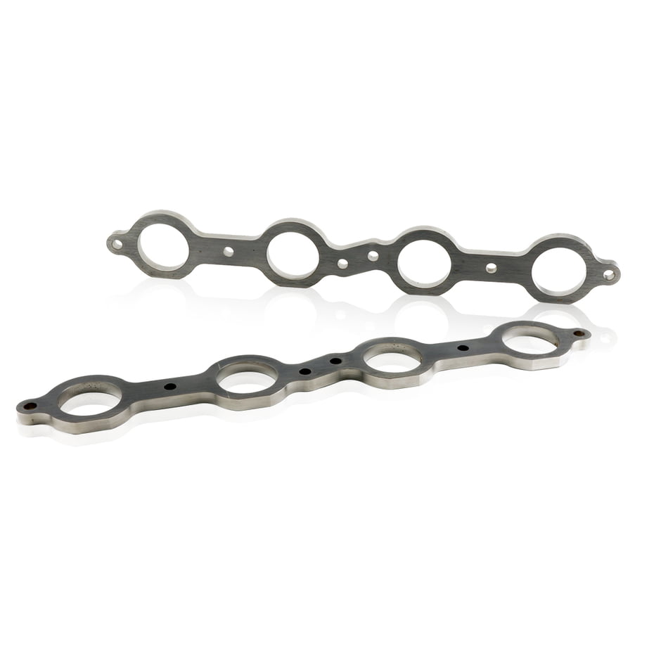 CBM MOTORSPORTS™ GM LS STYLE MILD STEEL EXHAUST MANIFOLD FLANGES 1.75" PORT