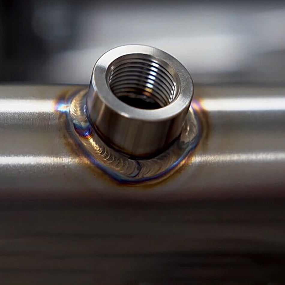 CBM MOTORSPORTS STAINLESS STEEL WELD IN OXYGEN SENSOR BUNG 18mm x 1.5