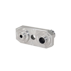 CBM MOTORSPORTS BILLET CAMARO A/C BLOCK ADAPTER