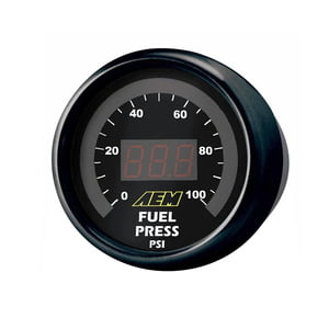 AEM CLASSIC DIGITAL FUEL/OIL PRESSURE GAUGE KIT