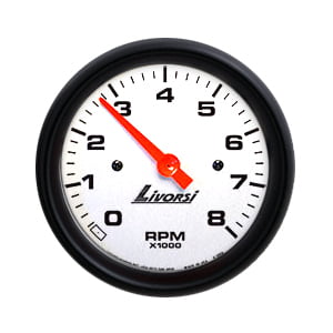 LIVORSI MEGA-RACE SERIES 8,000 RPM TACHOMETERS GAS