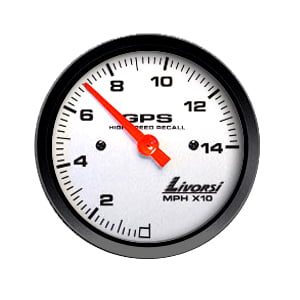 LIVORSI MEGA-RACE SERIES 140 MPH GPS SPEEDOMETER KITS