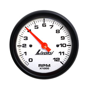 LIVORSI MEGA-RACE SERIES 12,000 RPM TACHOMETERS GAS