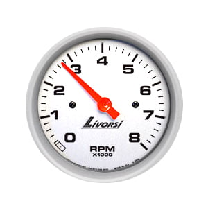 LIVORSI MEGA-RACE SERIES 8,000 RPM TACHOMETERS GAS