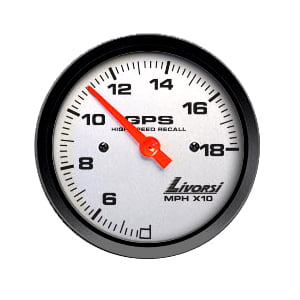 LIVORSI MEGA-RACE SERIES 180 MPH GPS SPEEDOMETER KITS