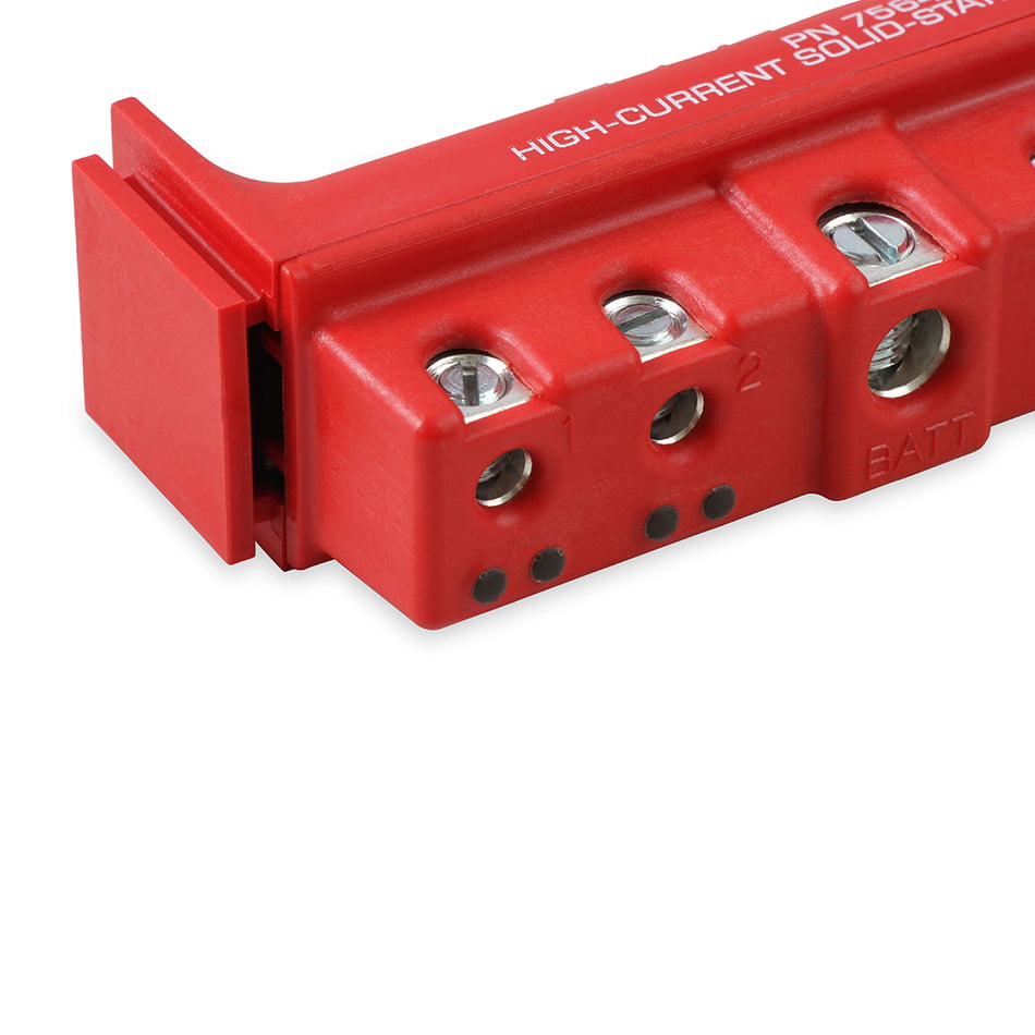 MSD HIGH-CURRENT SOLID-STATE RELAYS 4 CHANNEL 20 / 35 AMPS EACH RED