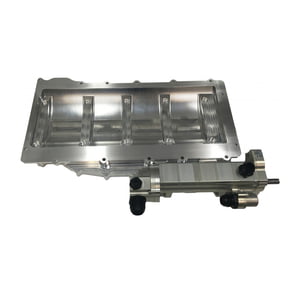 DAILEY ENGINEERING GM LS RACE RIGHT SIDE 5 STAGE DRY SUMP OIL PUMP W/ PAN AND AIR/OIL SEPARATOR ...