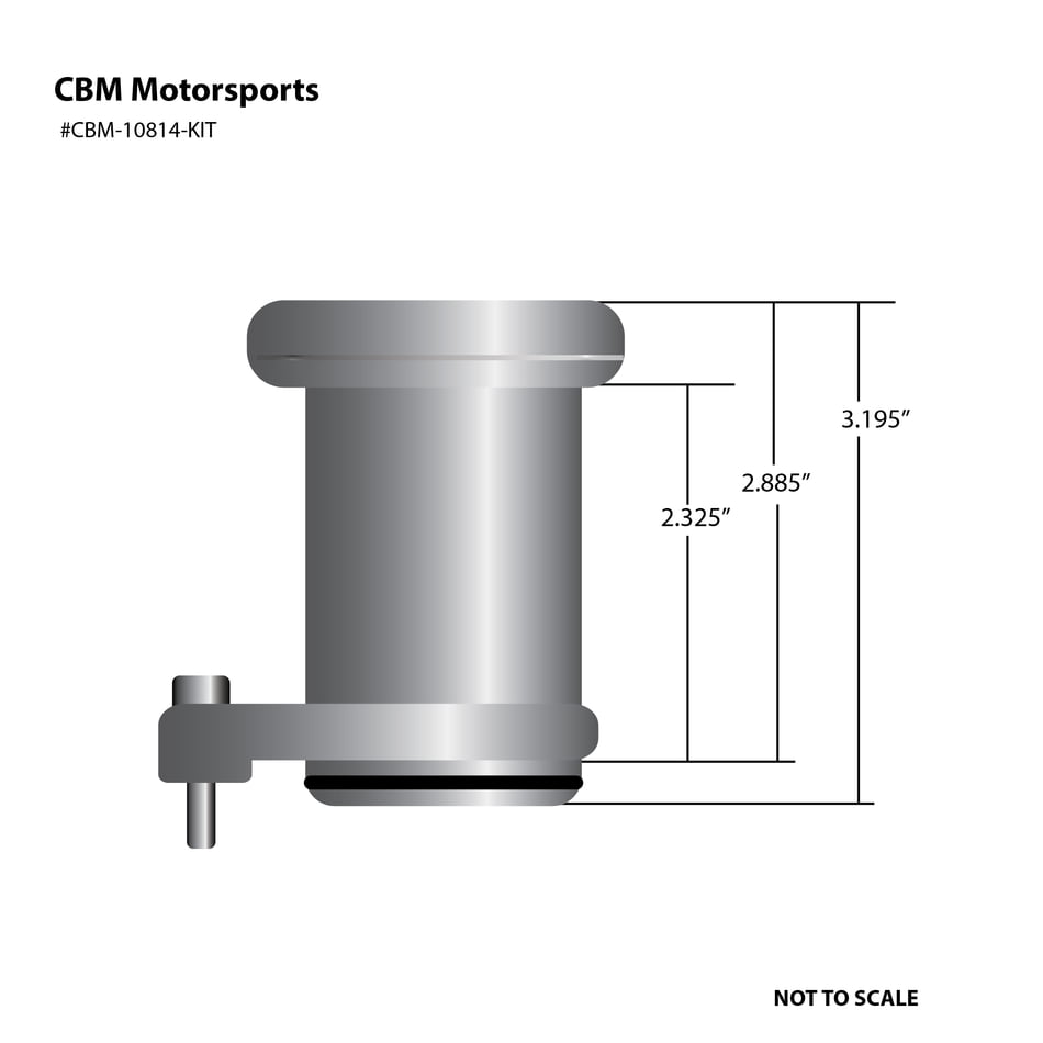 CBM MOTORSPORTS BILLET LS1 LS3 LS7 LSX LONG STYLE OIL FILLER NECK & CAP ...