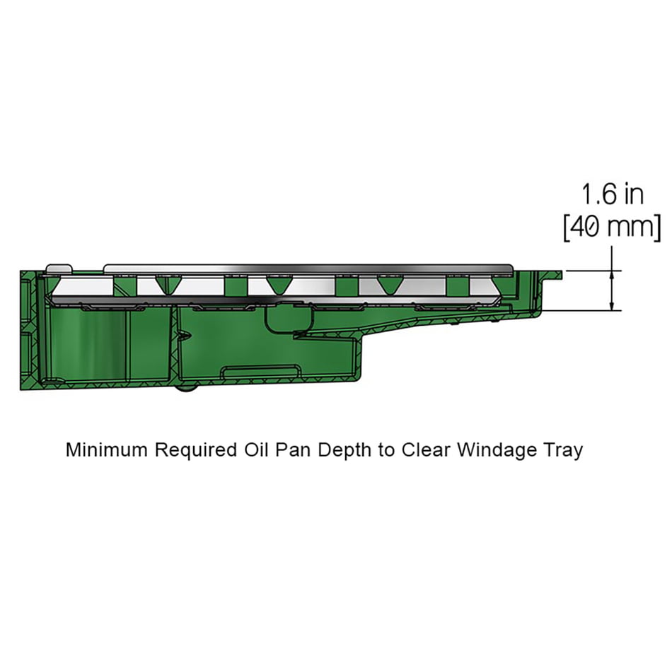 IMPROVED RACING PERFORMANCE C5/C6 CORVETTE WINDAGE TRAY