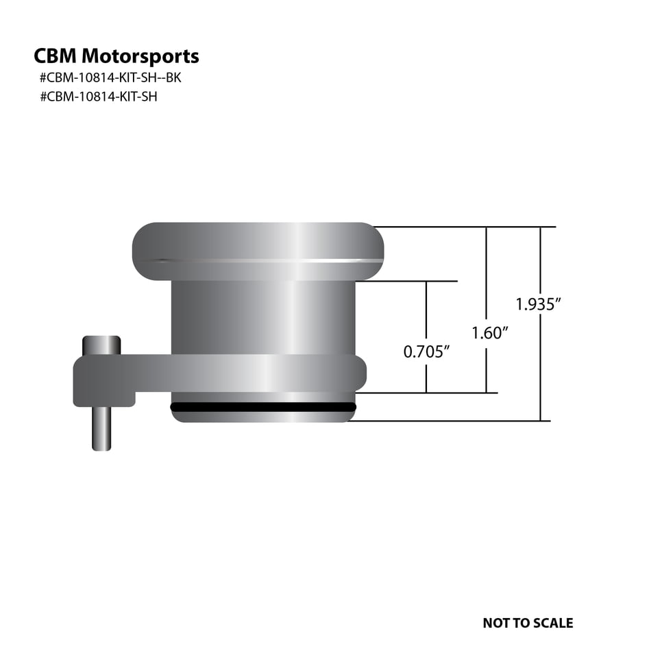 CBM MOTORSPORTS BILLET LS1/LS3/LS7/LSX SHORT STYLE OIL FILLER NECK ...