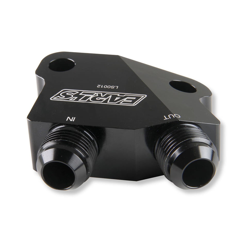 EARL'S GM LS SIDE MOUNT OIL COOLER ADAPTER