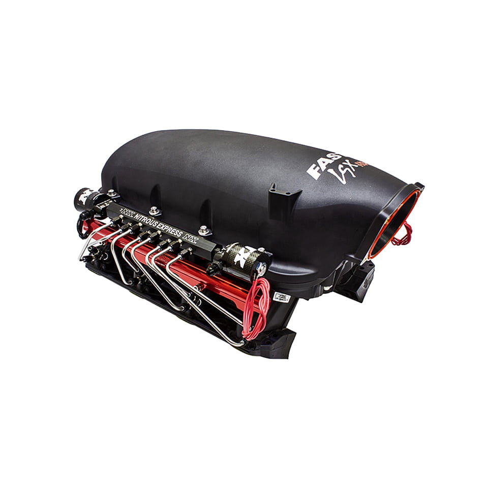 NITROUS EXPRESS FAST HIGH RISE 103MM INTAKE MANIFOLD WITH SHARK DIRECT ...