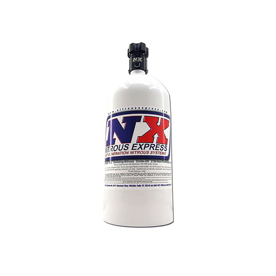 NITROUS EXPRESS 10LB BOTTLE WITH LIGHTNING 500 VALVE
