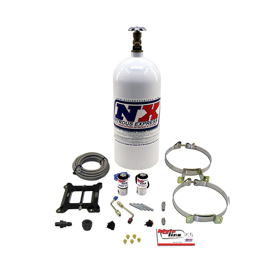 NITROUS EXPRESS MAINLINE CARBURETED NITROUS SYSTEM 100-150-200-250HP ...