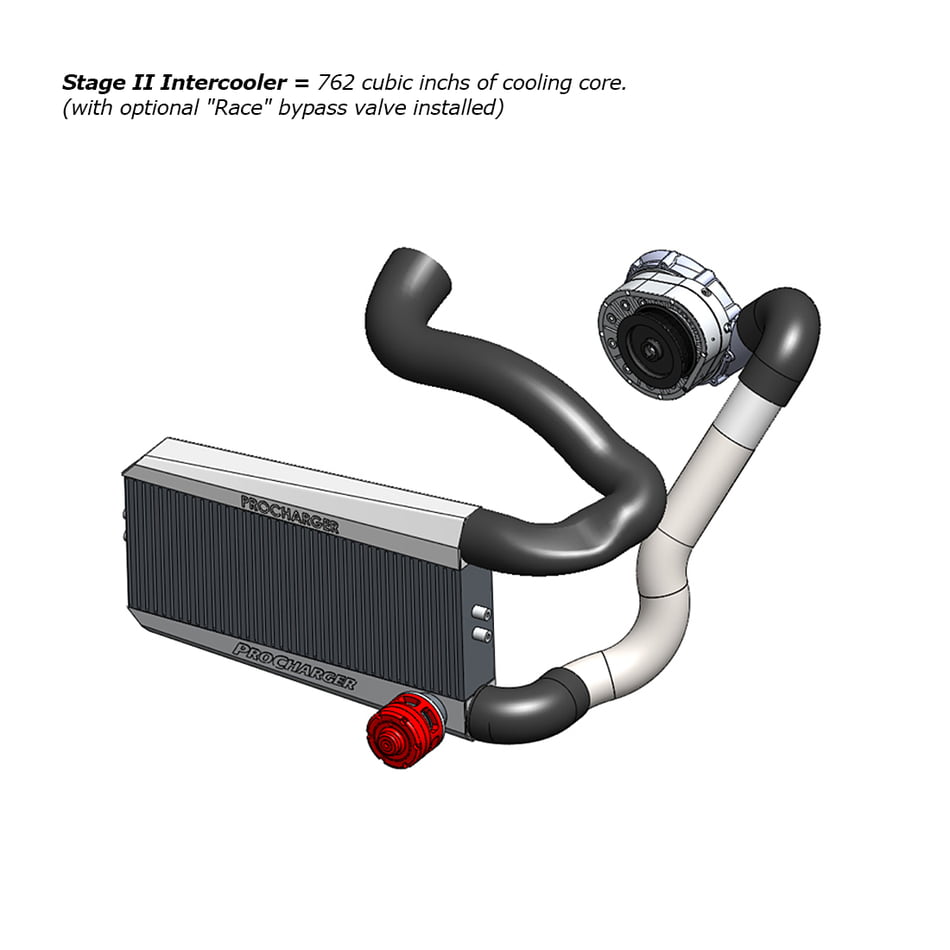 PROCHARGER STAGE II INTERCOOLED SUPERCHARGER SYSTEM P-1SC-1 2010-2015 ...