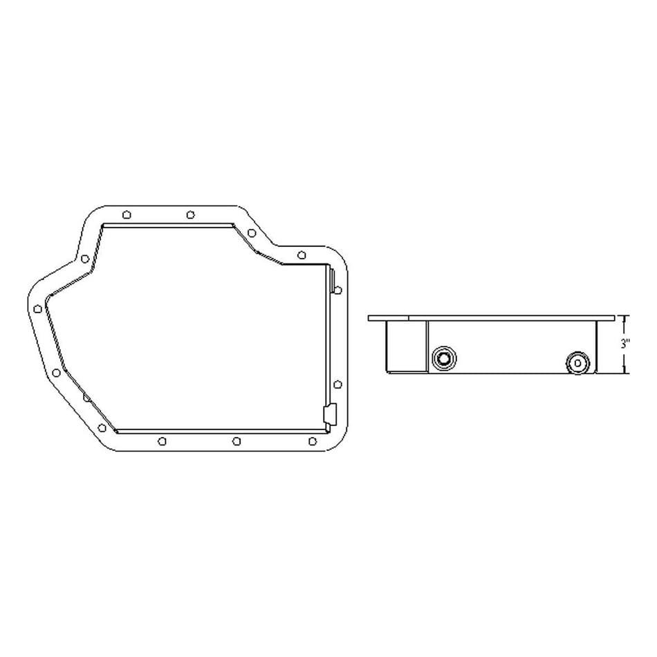 MOROSO GM TH400 TRANSMISSION PAN DEEP